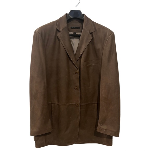 jf j.ferrar | Jackets & Coats | Mens Leather Jacket Blazer | Poshmark